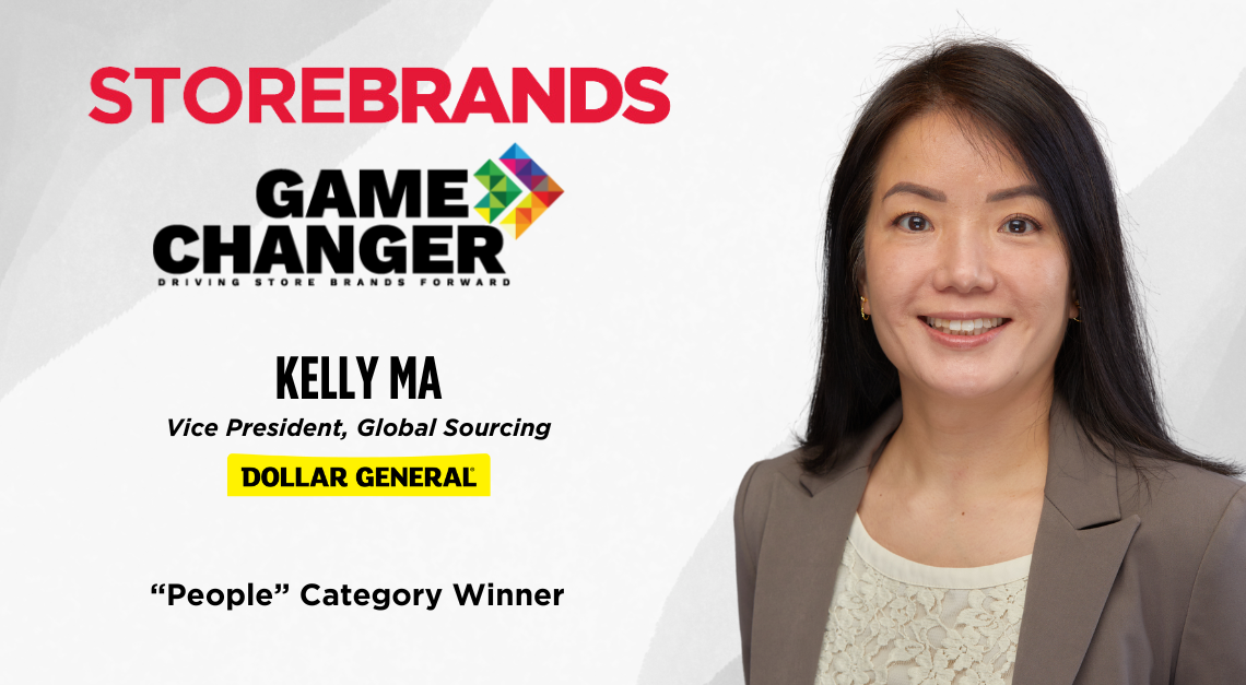 Store Brands Names DG’s Kelly Ma a Game Changer